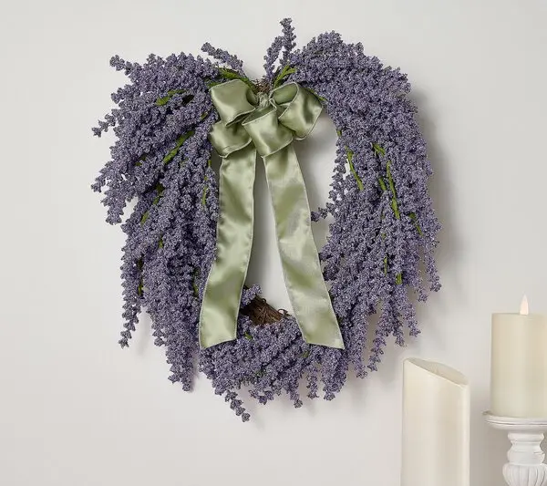 VALERIE PARR HILL Lavender Heart Wreath Valerie - One-color