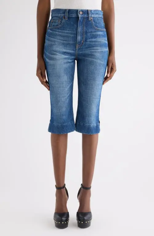 Chloé High-waisted Capri Jeans