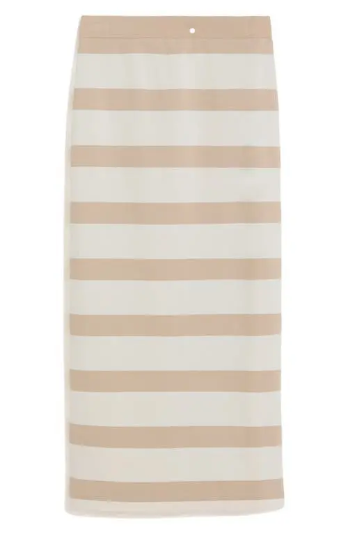 MM BY MAX MARA Striped Knit Maxi Skirt - Ivory