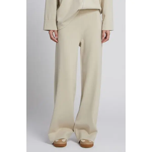 MM BY MAX MARA Wide Leg Knit Pants - Ivory