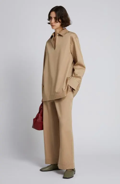 MM BY MAX MARA Dream Wide-leg Cotton Pants