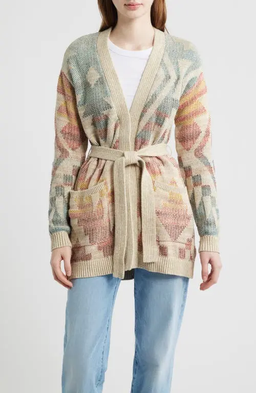 Pendleton Cheyenne Jacquard Cotton Wrap Cardigan