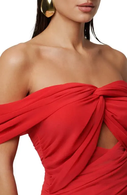 JLUXLABEL Off-the-shoulder Cutout Dress