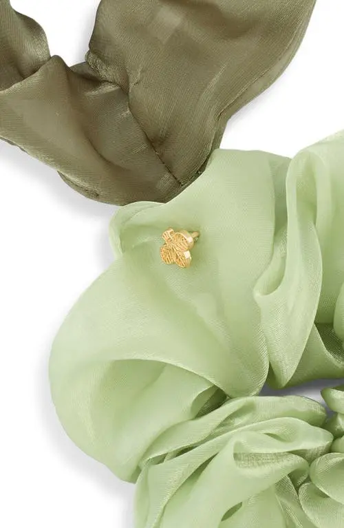 L. Erickson Livvy Scrunchies 2-pack - Green