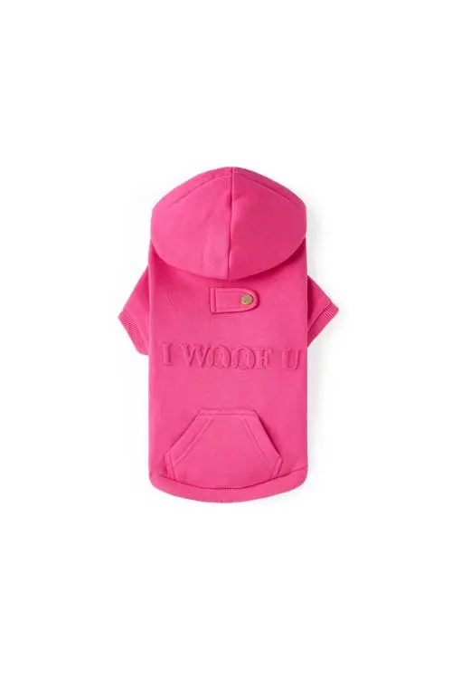 MOSHIQA Paris I Woof U Dog Hoodie