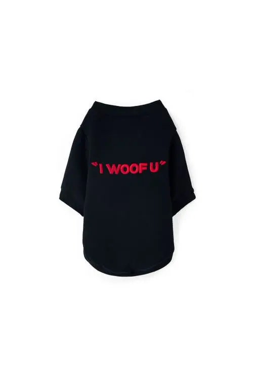 MOSHIQA I Woof U" Dog Sweatshirt