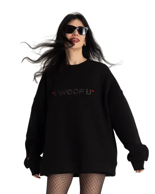 MOSHIQA I Woof U Human Sweatshirt