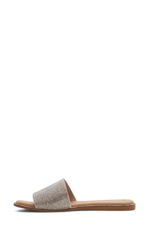 CALL IT SPRING BY ALDO Shimmerr Crystal Embellished Slide Sandals