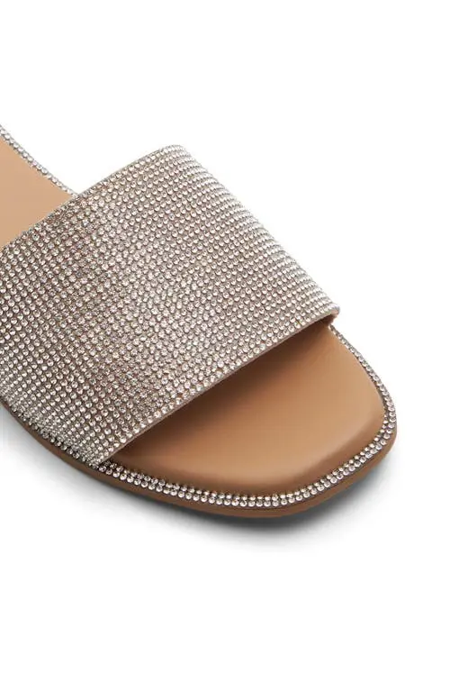 CALL IT SPRING BY ALDO Shimmerr Crystal Embellished Slide Sandals