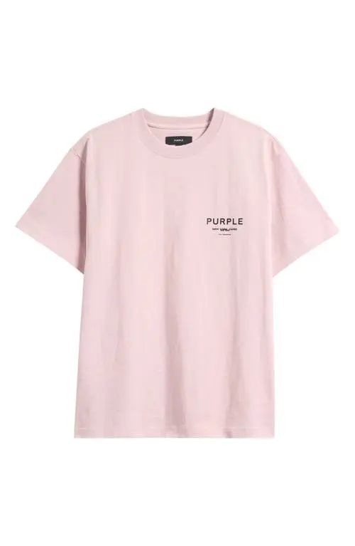 PURPLE BRAND Logo Cotton Graphic T-shirt