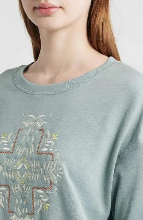 Pendleton Embroidered Cotton French Terry Sweatshirt