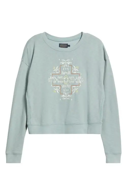Pendleton Embroidered Cotton French Terry Sweatshirt