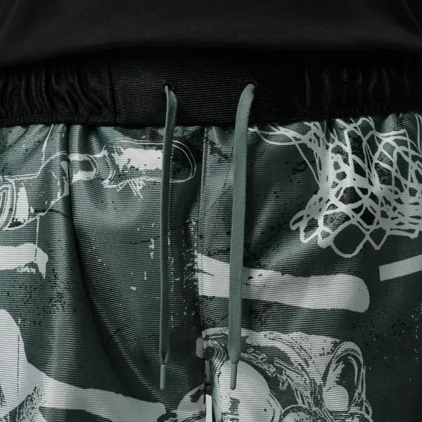 JORDAN Brooklyn Cat Scratch Shorts - Black