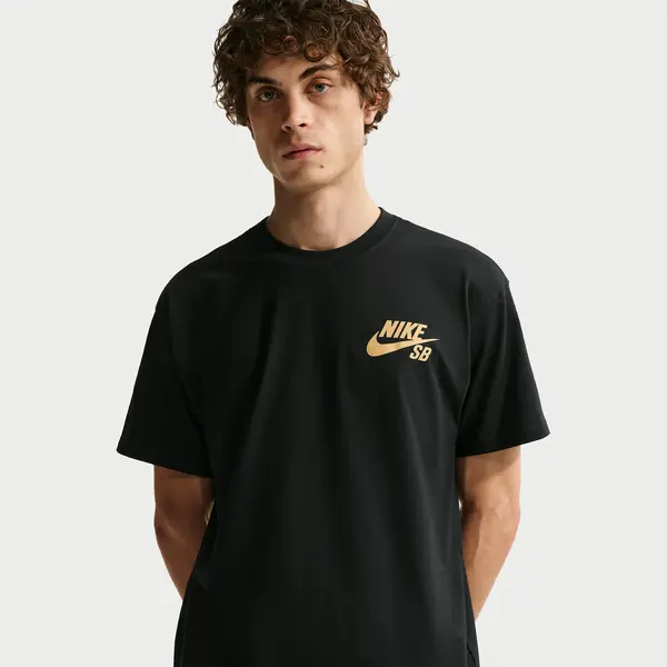 Nike Sb Logo Skate T-shirt - Black