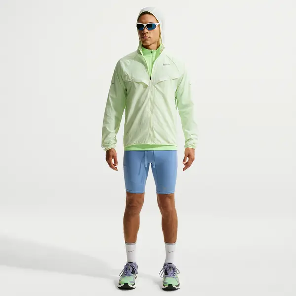 Nike Stride Dri-fit 1/2-length Running Tights - Blue