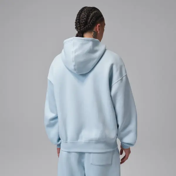 JORDAN Brooklyn Fleece Oversized Full-zip Hoodie - Blue