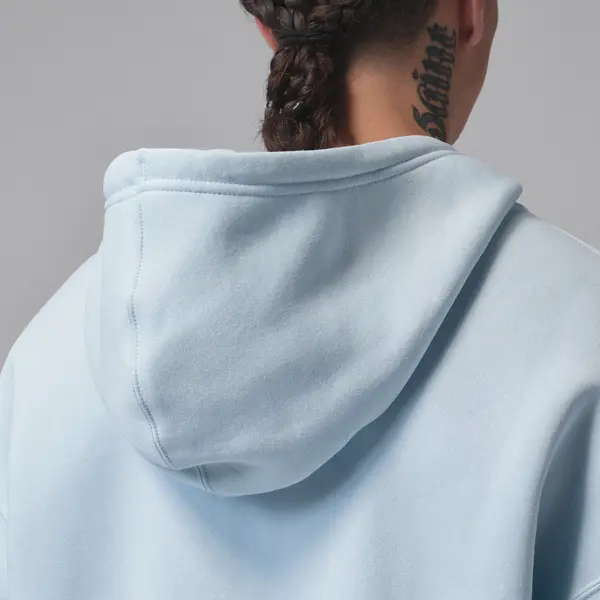 JORDAN Brooklyn Fleece Oversized Full-zip Hoodie - Blue