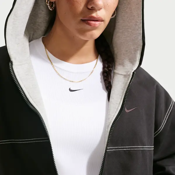 Nike Sportswear Oversized Workwear Jacket - Black