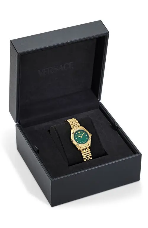 Versace Greca Time Diamond Bracelet Watch