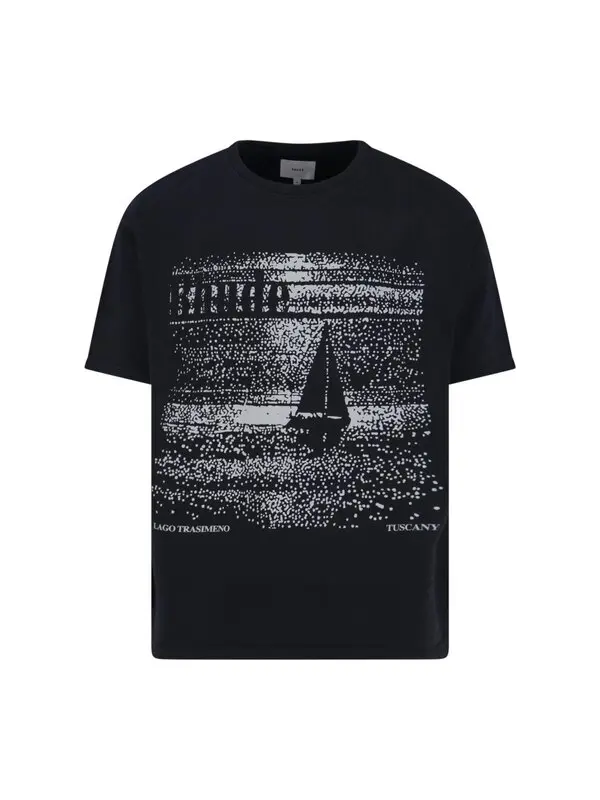 Rhude Lago Trasimeno' T-shirt - Black