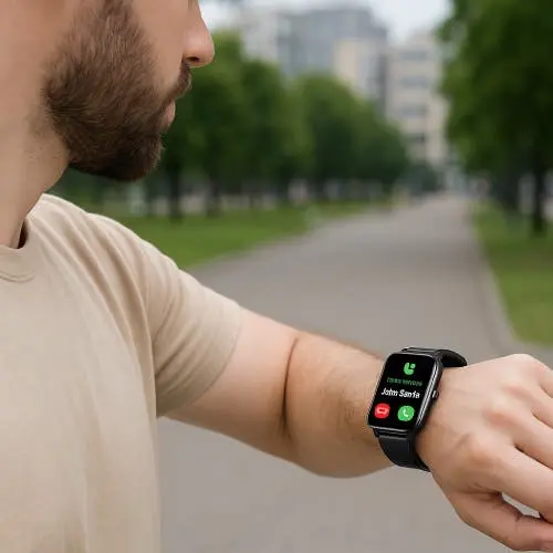 PURSONIC Smart Watch And Wellness Ring Bundle