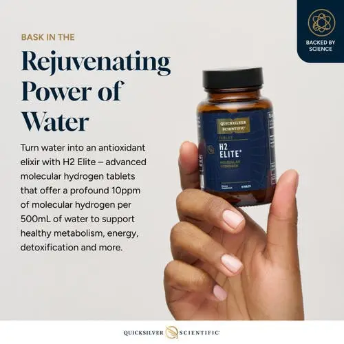 QUICKSILVER SCIENTIFIC H2 Elite Molecular Hydrogen Magnesium Malate Water Tablets - None