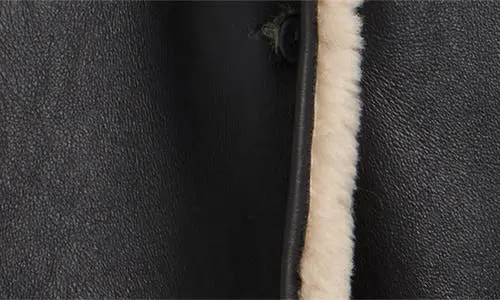 Alaïa Genuine Shearling Hooded Parka