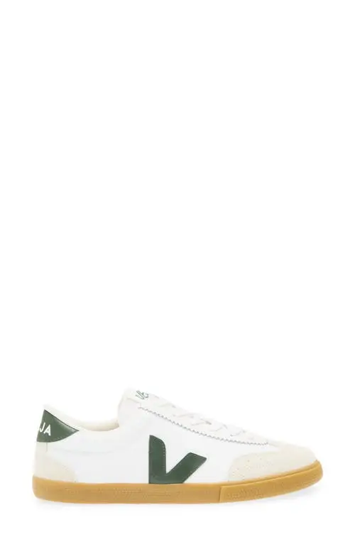 VEJA Volley Canvas Sneaker - White Cyprus Natural