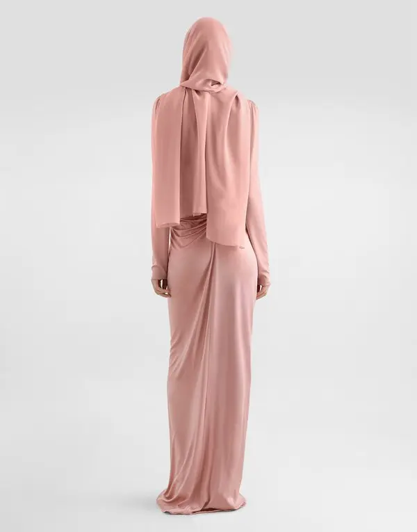 Dolce & Gabbana Viscose Jersey Long Dress