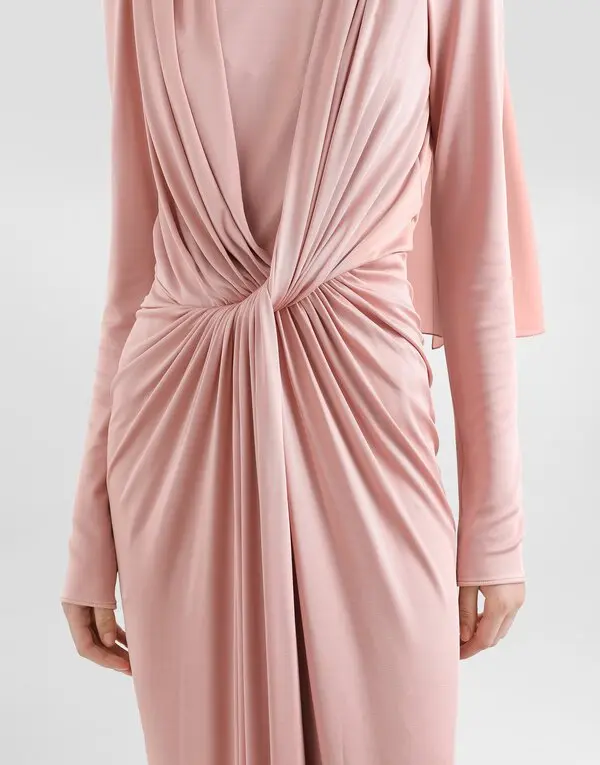 Dolce & Gabbana Viscose Jersey Long Dress