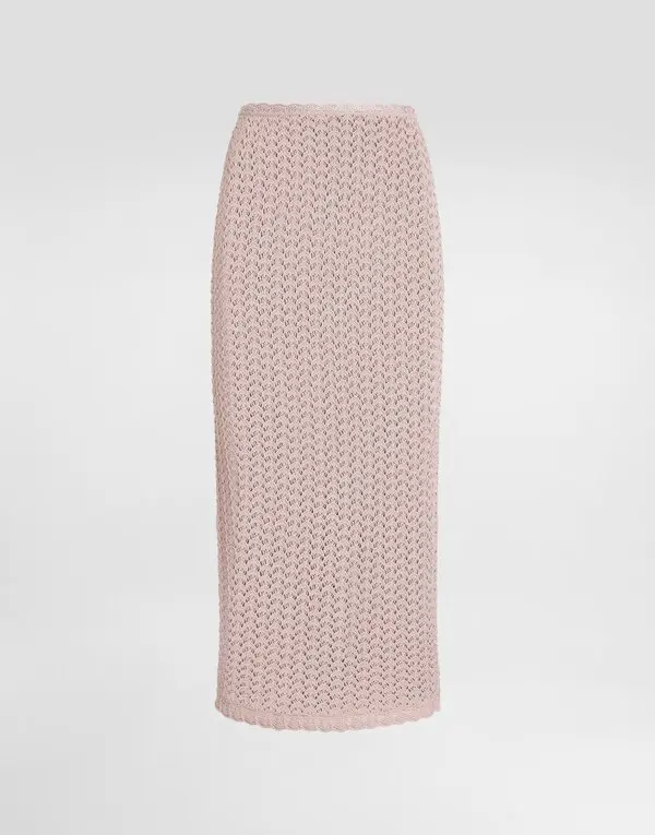 Dolce & Gabbana Viscose Crochet Skirt