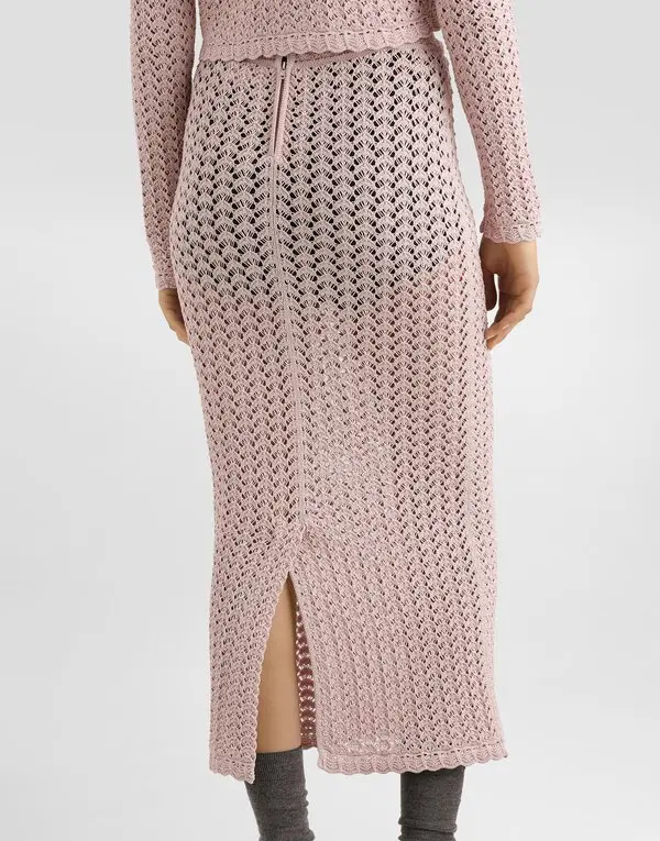 Dolce & Gabbana Viscose Crochet Skirt