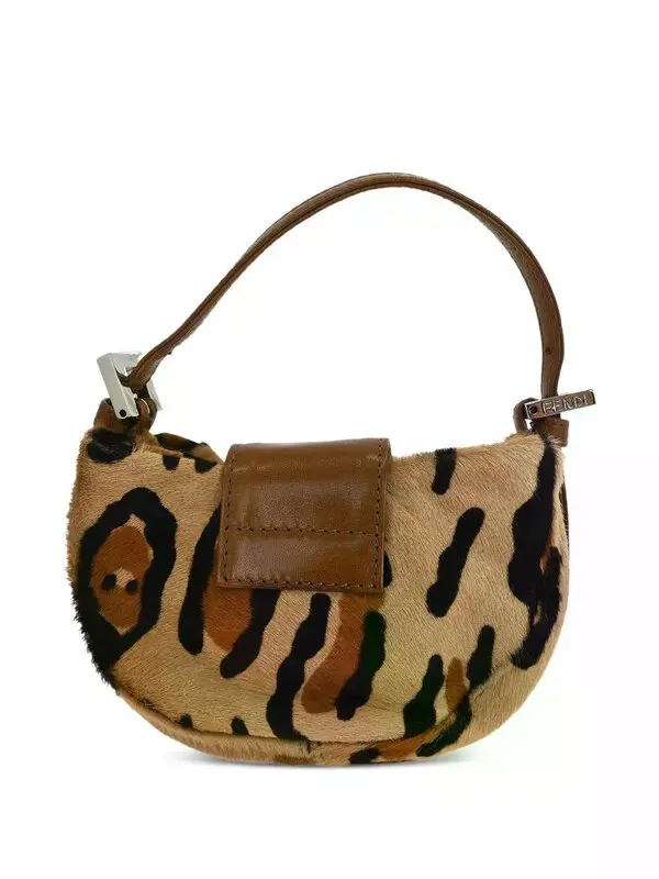 Fendi Micro Leopard-print Handbag