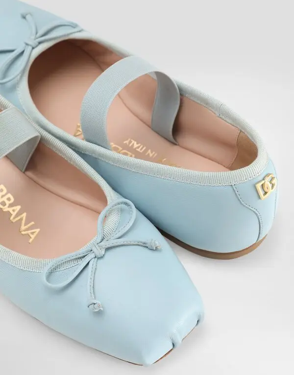 Dolce & Gabbana Nappa Lambskin Ballet Flats