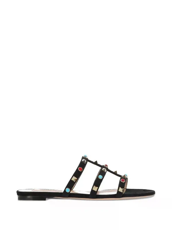 Valentino Garavani Studded Sandals - Black
