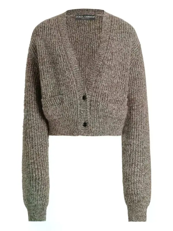 Dolce & Gabbana Chunky-knit Cropped Cardigan