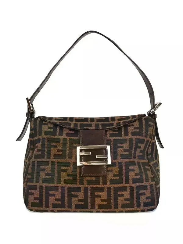Fendi 2000 Zucca-pattern Shoulder Bag - Brown