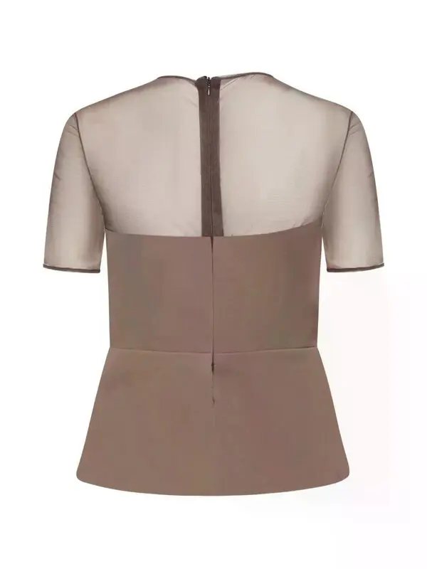 NENSI DOJAKA Peplum Panelled Blouse