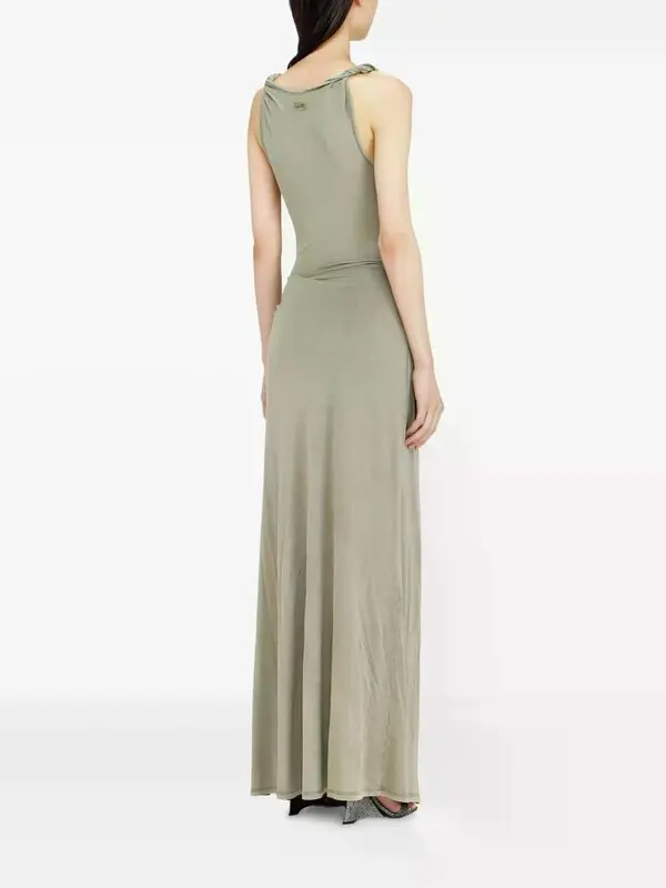 DIESEL® Twisted-strap Maxi Dress - Green