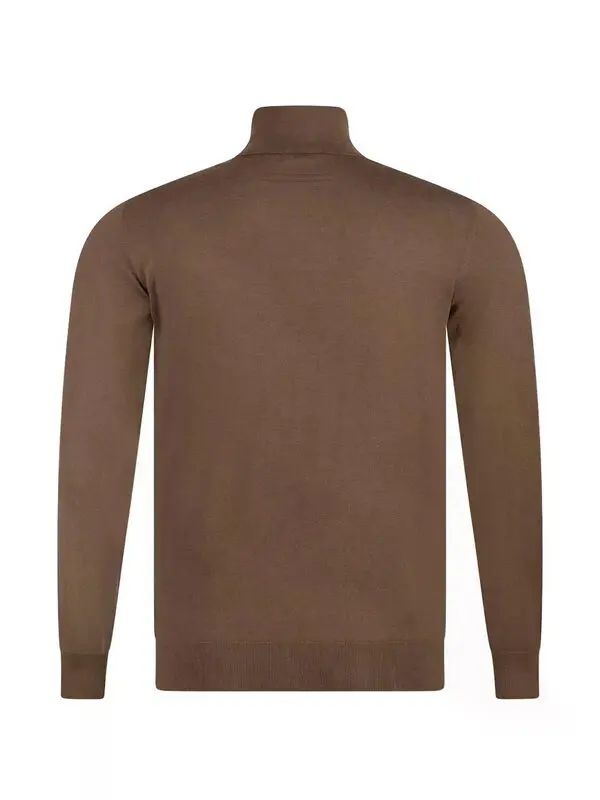 Zegna Cashseta Turtleneck Sweater - Brown