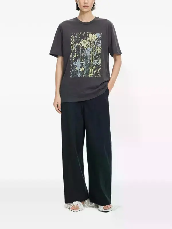 JNBY Graphic-print T-shirt - Grey