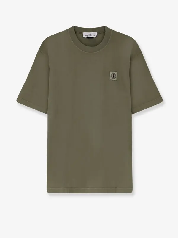 Stone Island Organic Cotton Tshirt - Green