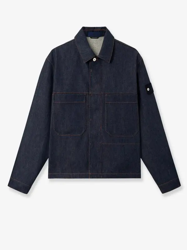 STONE ISLAND DENIM RESEARCH Indigo Denim Rinsed Jacket
