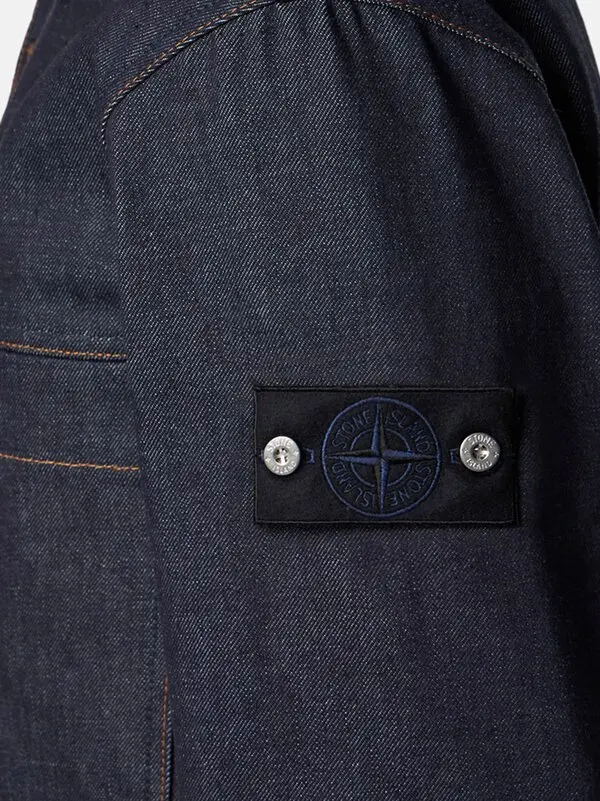 STONE ISLAND DENIM RESEARCH Indigo Denim Rinsed Jacket