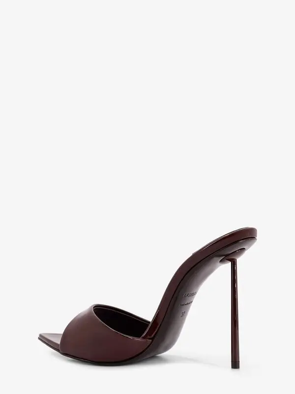 LE SILLA Bella Patent Leather Stiletto Heel Pumps - Brown