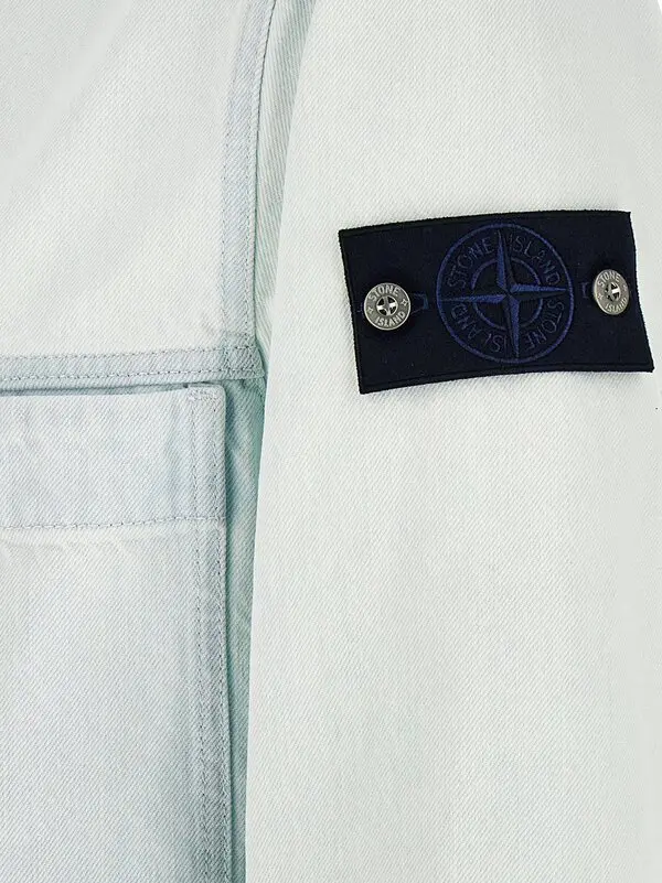STONE ISLAND DENIM RESEARCH Indigo Denim Ultrableached Jacket
