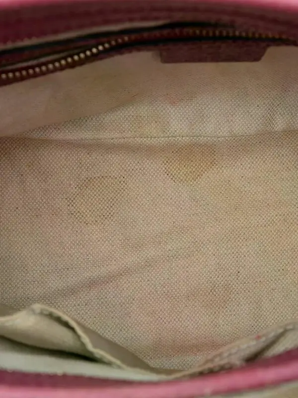 Gucci Small Gg Canvas Bree Satchel - Brown