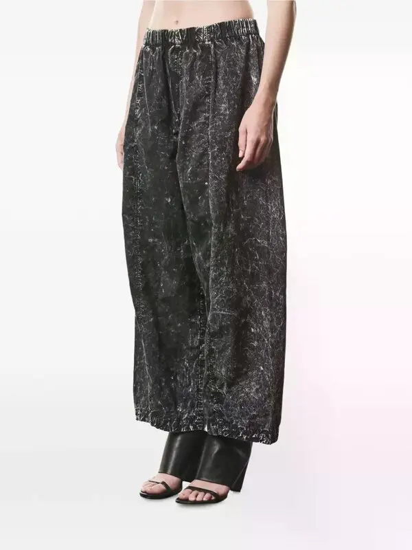 THOM KROM Marble-print Trousers