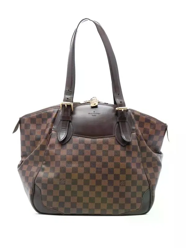 LOUIS VUITTON 2011 Damier Ebene Verona Gm Shoulder Bag - Brown