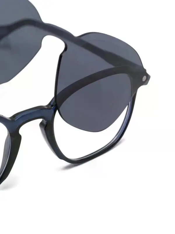 SNOB Pagoda Round-frame Glasses